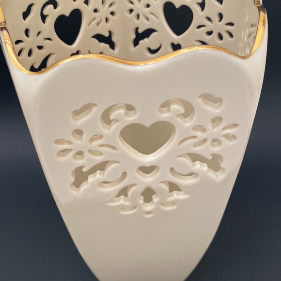 Lenox | Accents | Vintage Lenox Hearts Collection Large Gold Trimmed ...